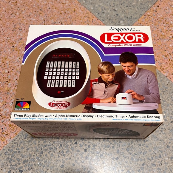 LEXOR | Video Games & Consoles | Vintage Scrabble Lexor Computer Word ...